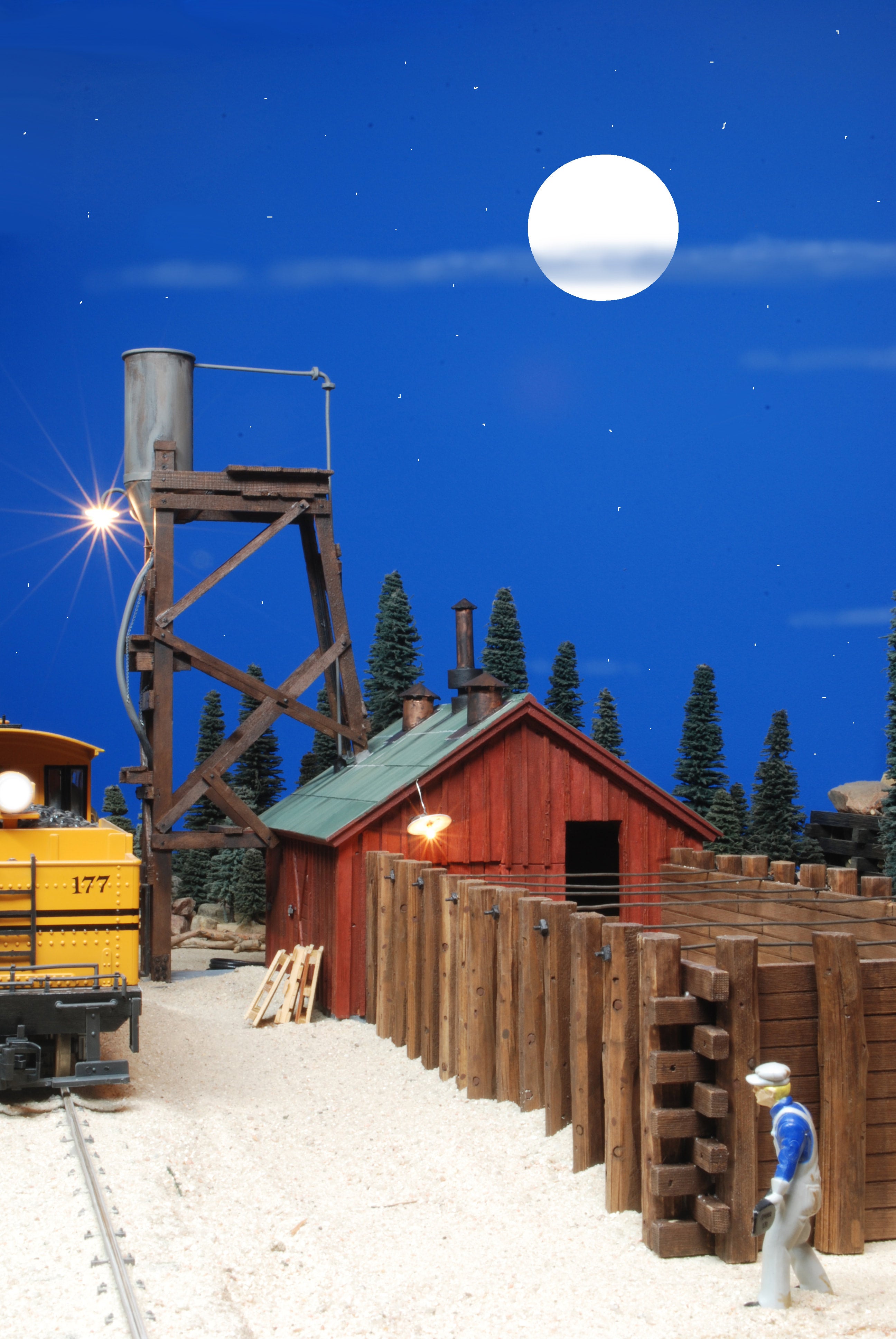 TENWHEELER HOBBIES G SCALE D&RGW SAND HOUSE GARDEN SCALE RAILROAD ...