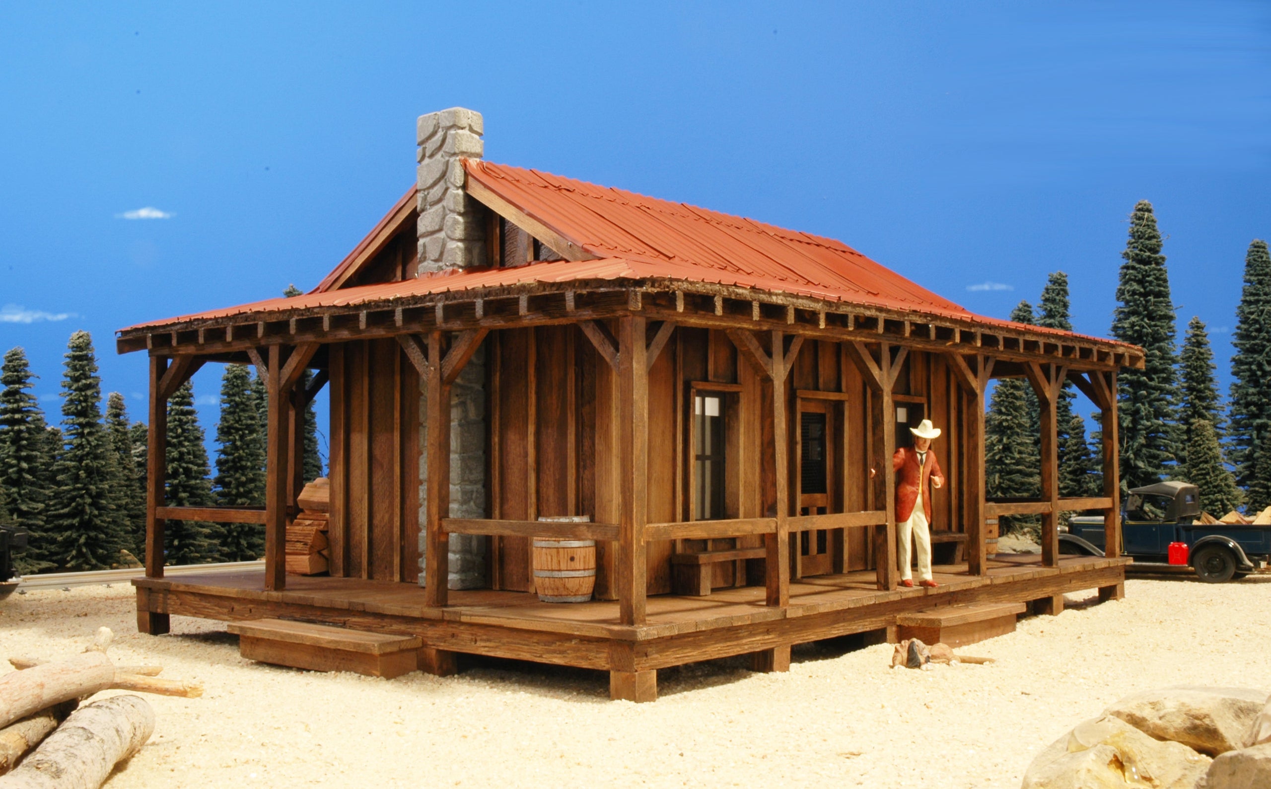 Tenwheeler Hobbies G SCALE BUNK HOUSE GARDEN SCALE STRUCTURE for use ...