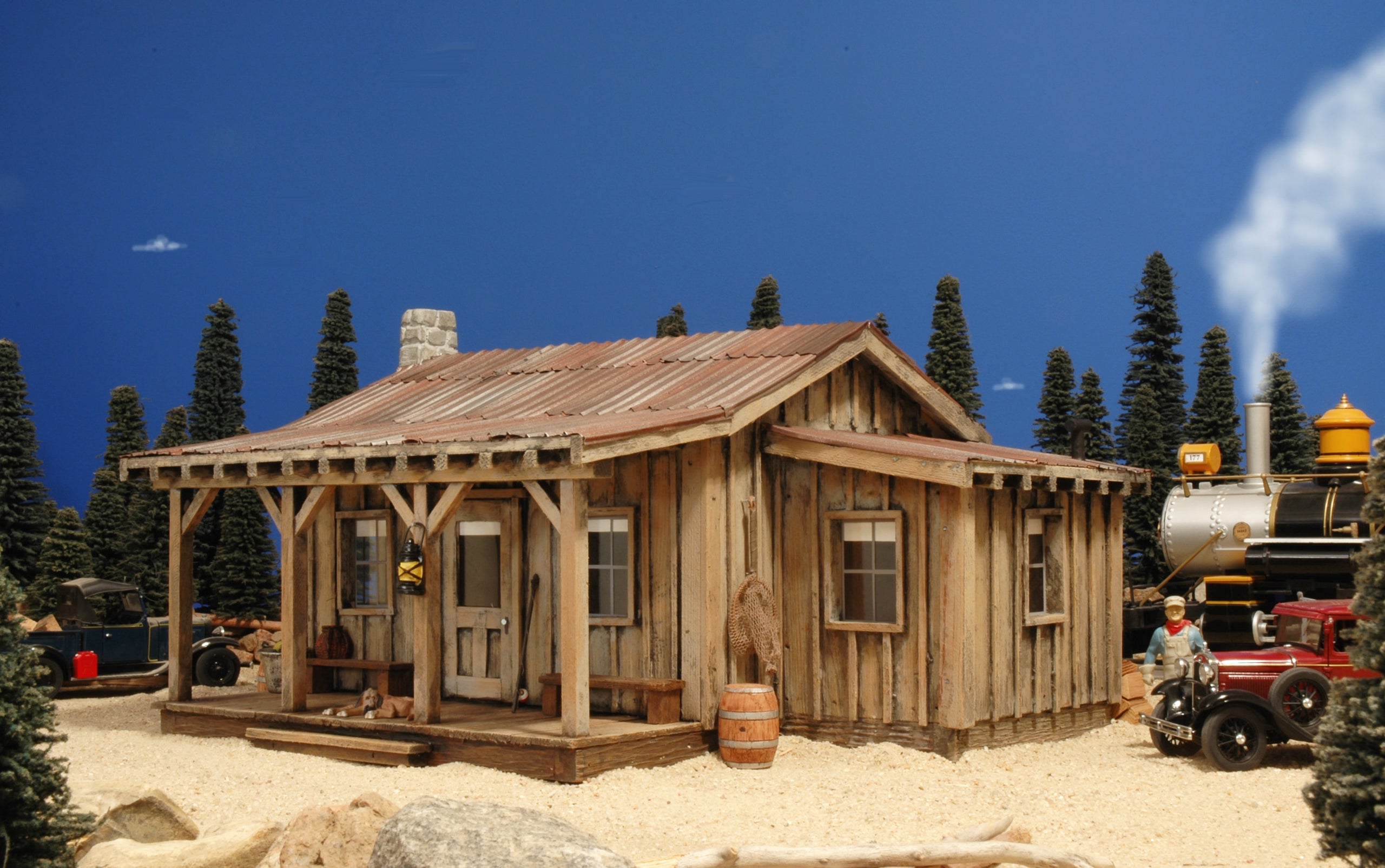 TENWHEELER HOBBIES G SCALE GARDEN SCALE RAILROAD STRUCTURE MINER'S ...