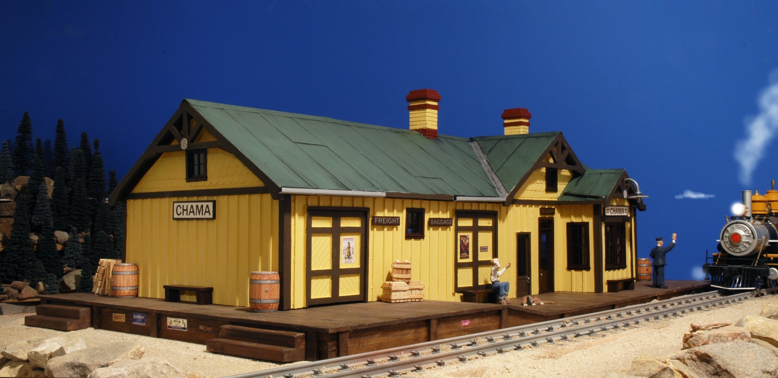 TENWHEELER HOBBIES G SCALE DEPOT GARDEN SCALE BUILDING D&RGW CHAMA, NM ...